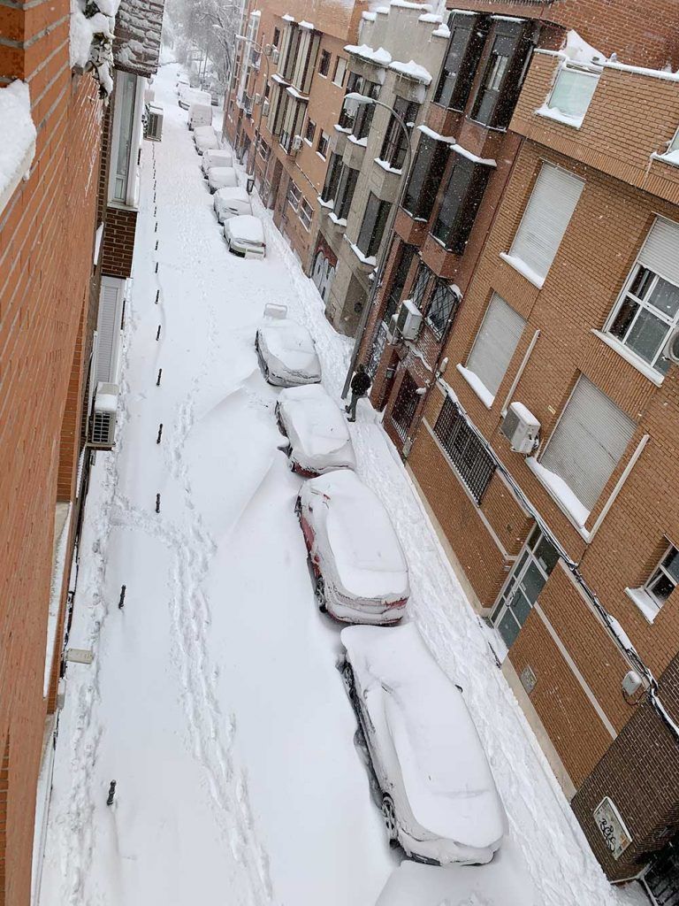 La gran nevada de 2021: Filomena a su paso por Madrid
